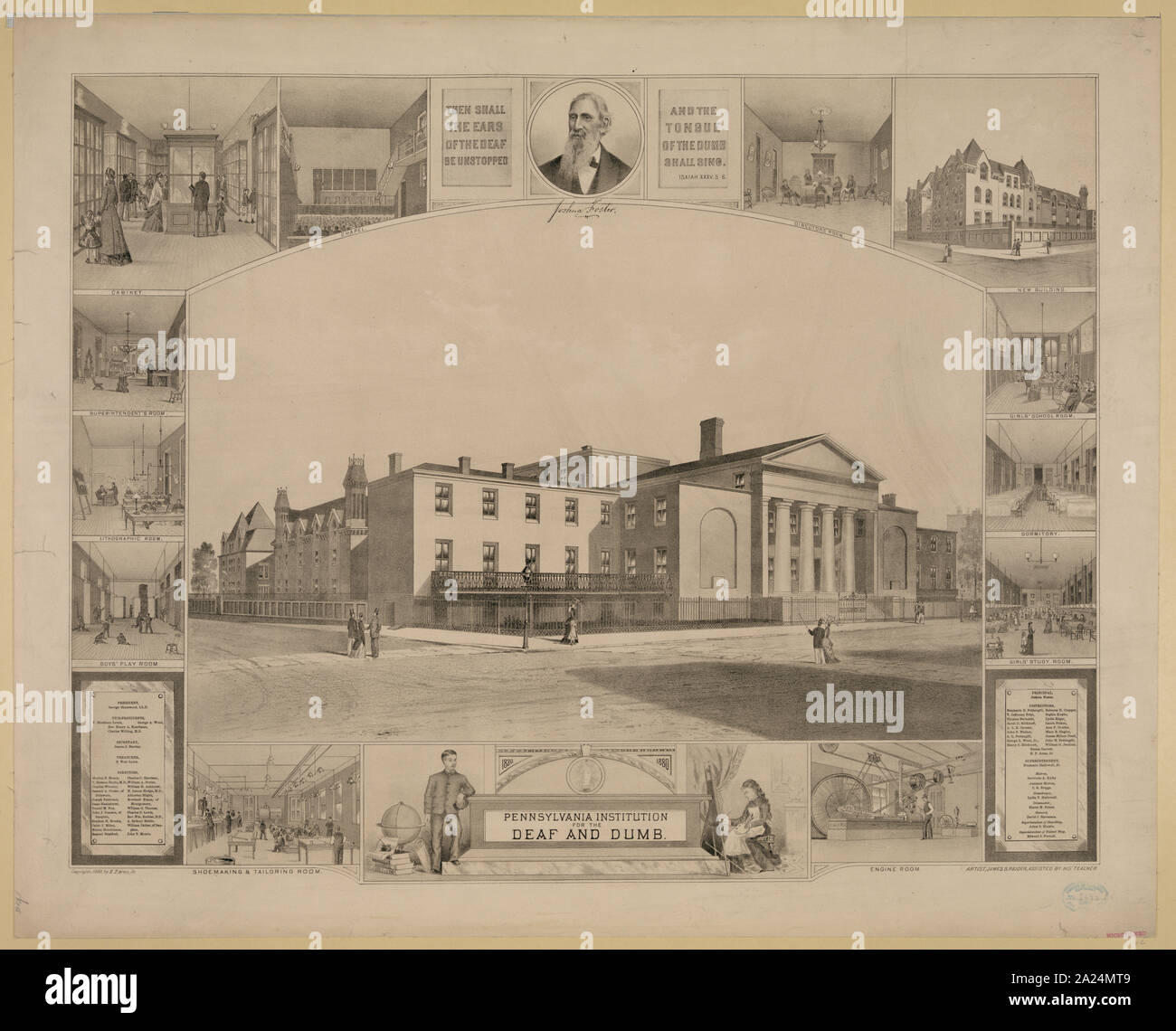 Pennsylvania Institution for the Deaf and Dumb / artist, James S ...