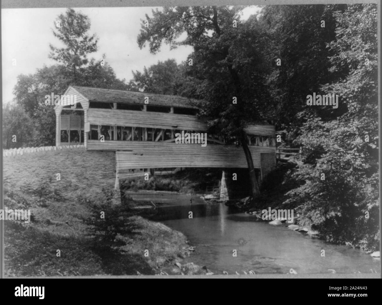Old forge bridge Black and White Stock Photos & Images - Alamy