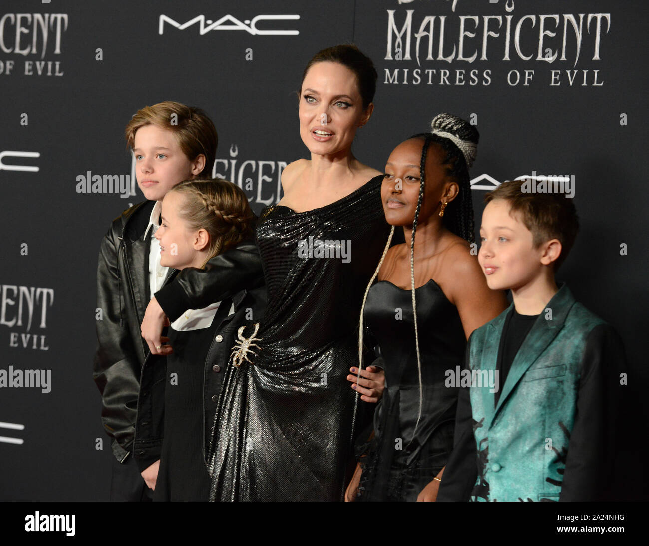 Los Angeles, USA. 30th Sep, 2019. Angelina Jolie & children at the ...
