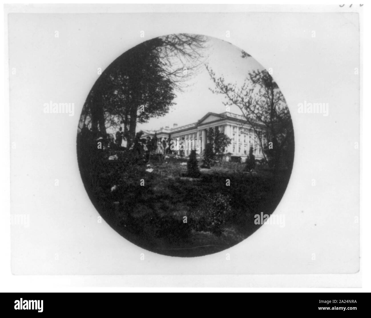 White house grounds Cut Out Stock Images & Pictures - Alamy
