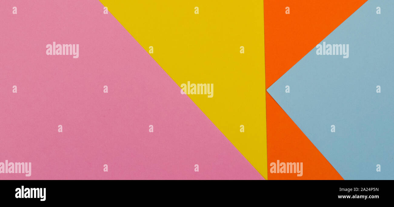 Yellow, blue, purple and orange color paper background Stock Photo - Alamy