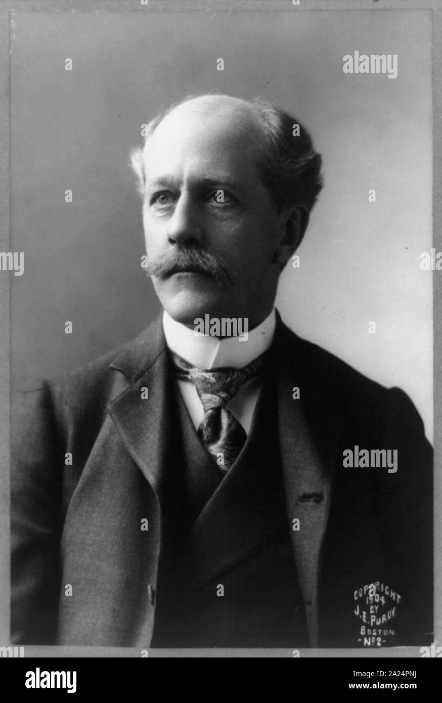 Percival Lowell, half-length portrait, facing left Stock Photo - Alamy