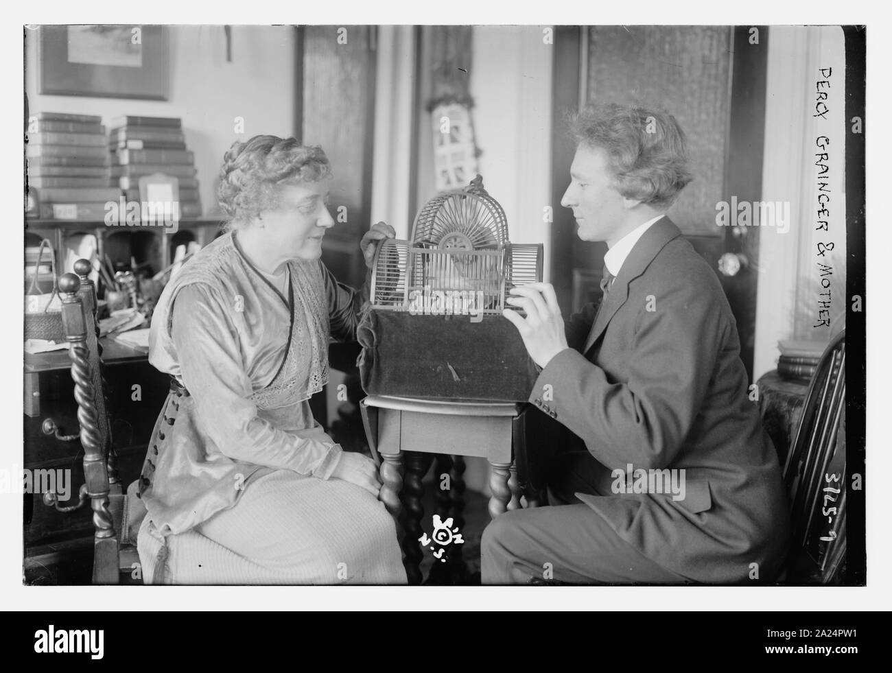 Percy Grainger and mother Stock Photo - Alamy