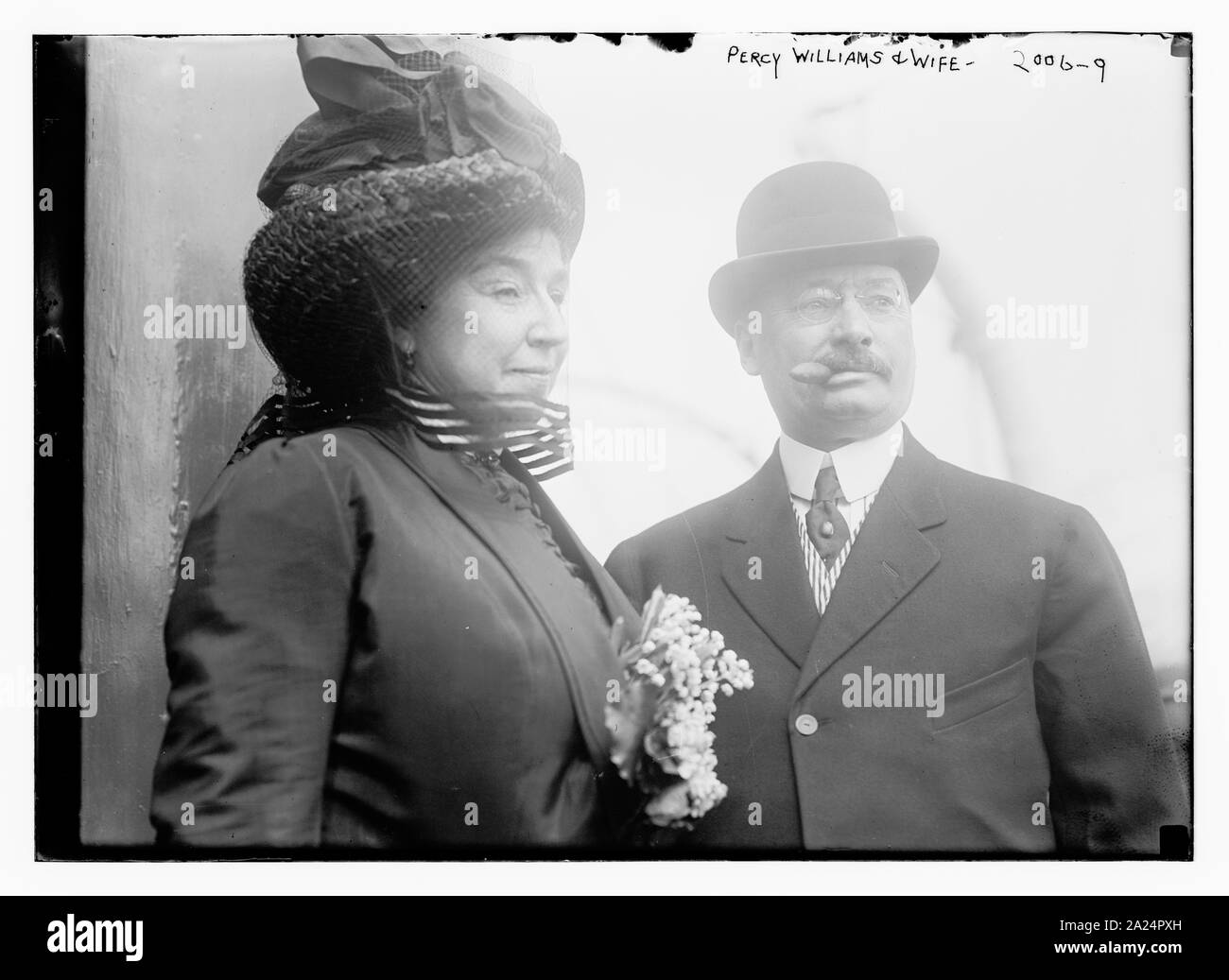 Percy Williams & wife Stock Photo - Alamy