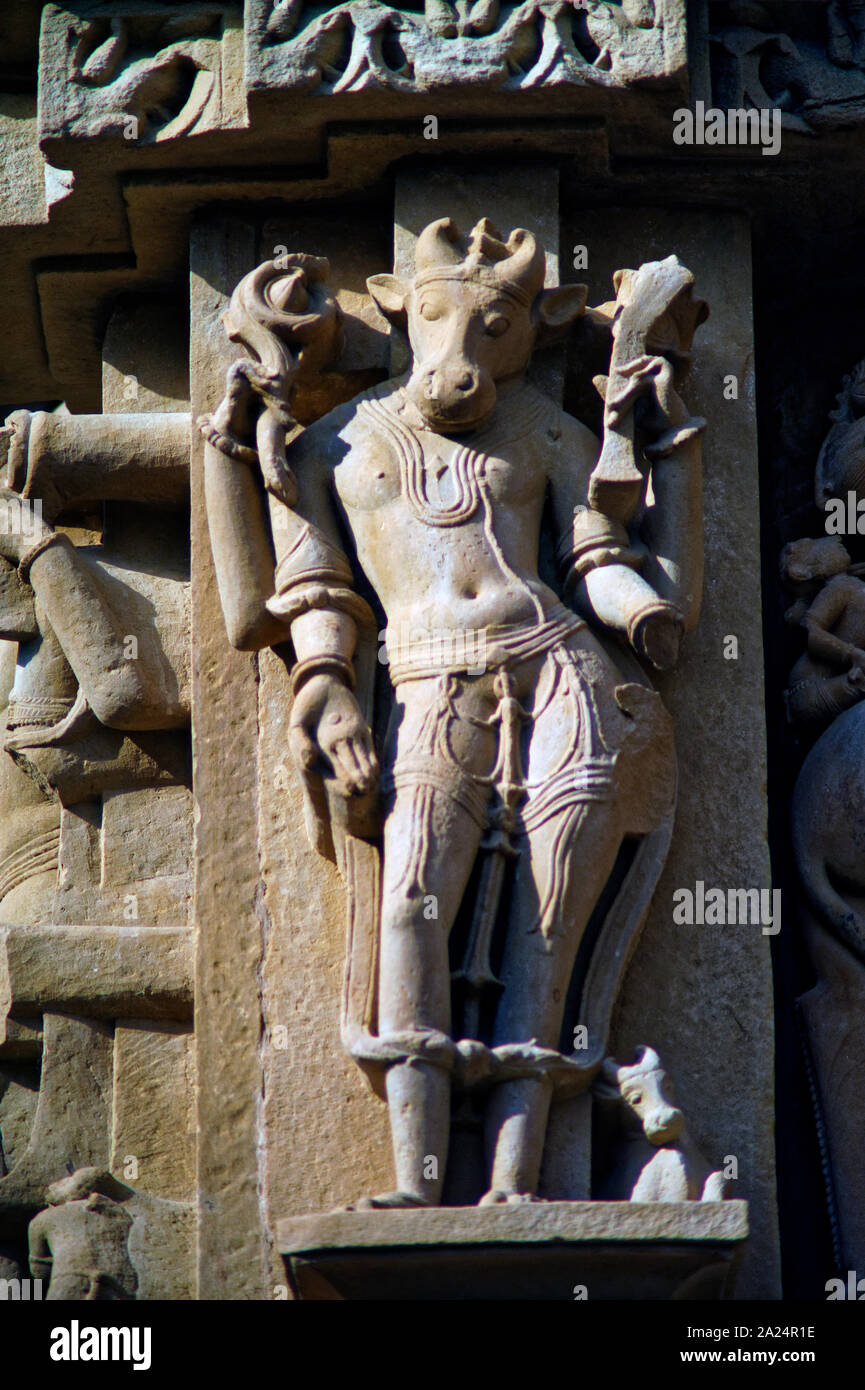 Carving of Nandi(Bull Stock Photo - Alamy