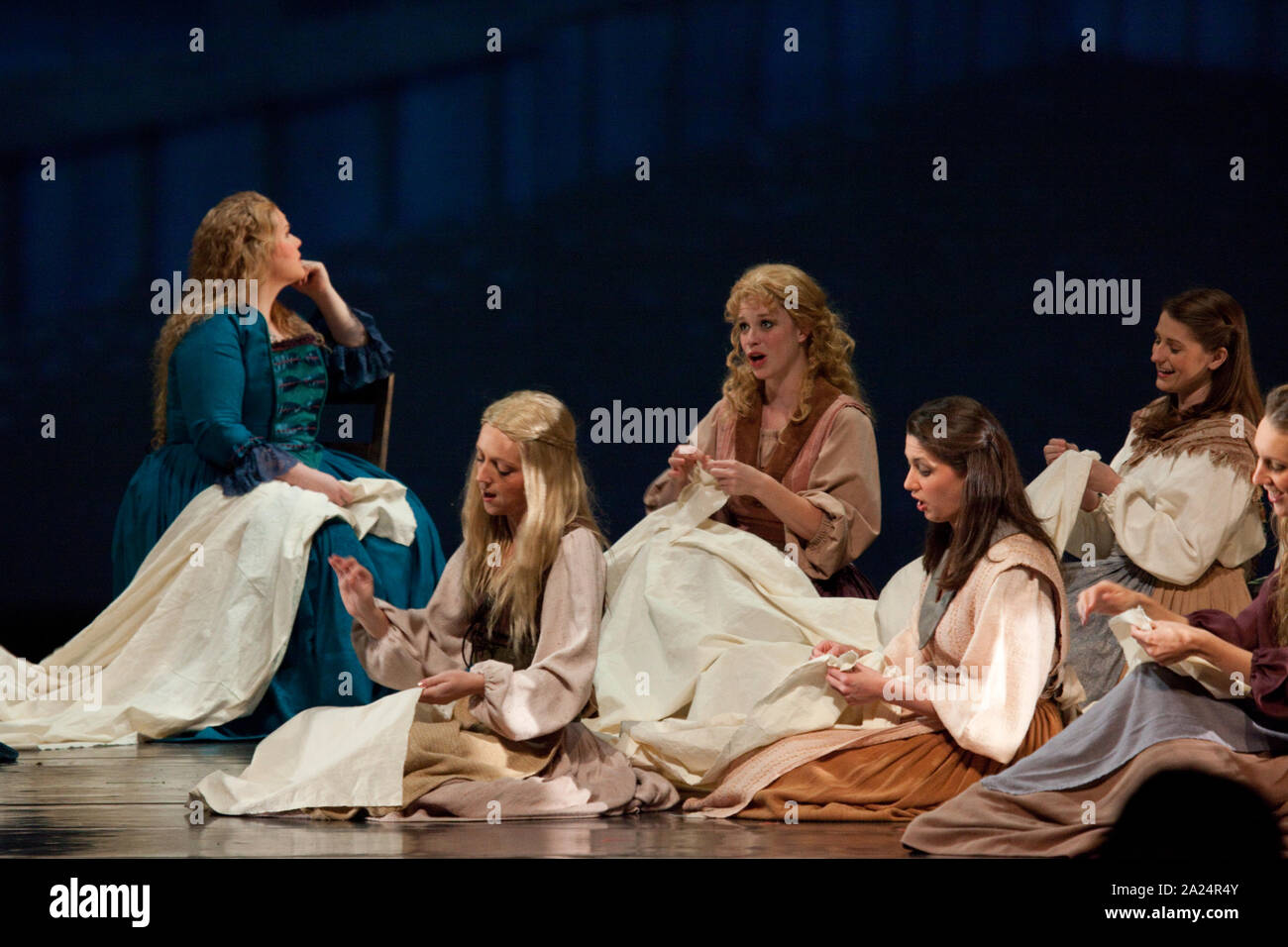 Performance of The Flying Dutchman Opera in Mobile, Alabama Stock Photo ...