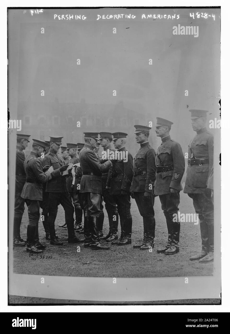 Military decorating ceremony Black and White Stock Photos & Images - Alamy