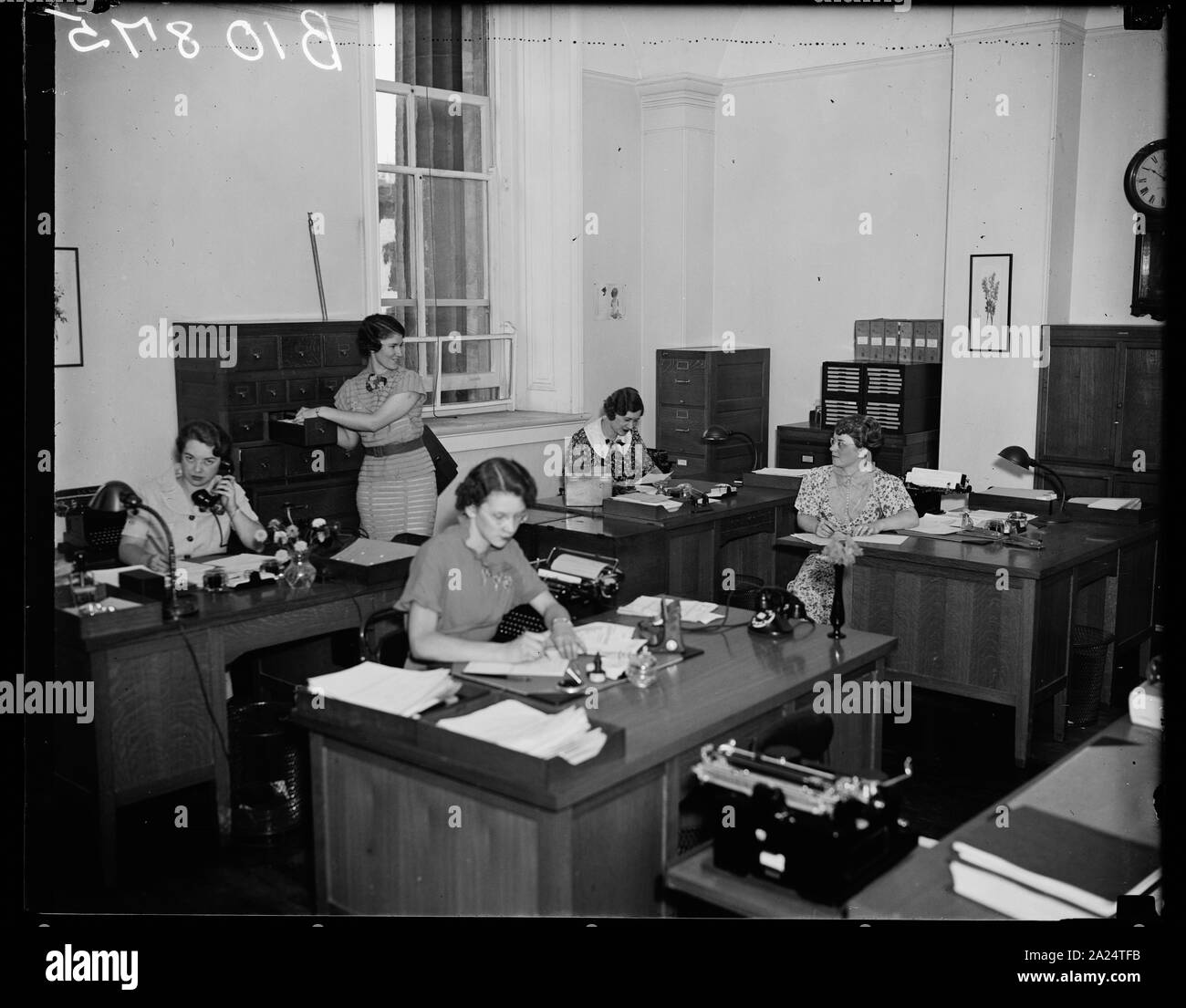 Personnel Office, Level Service Commission Stock Photo - Alamy