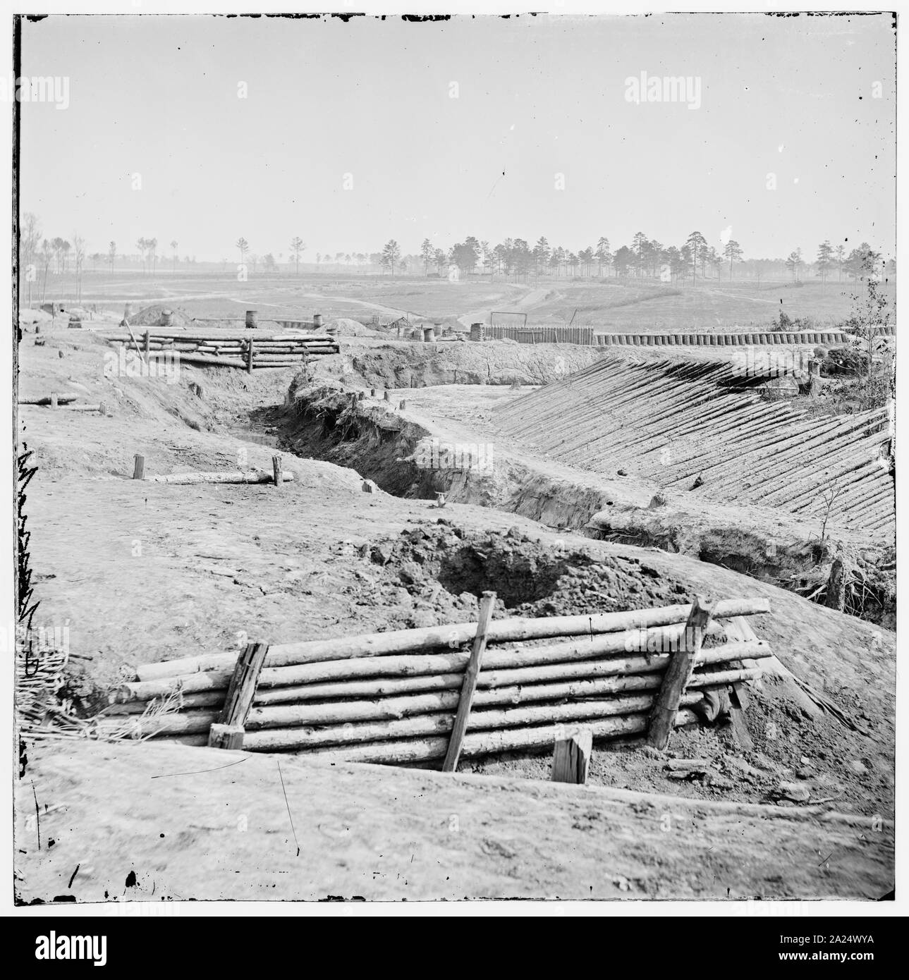 Petersburg, Va. View of Fort Sedgwick Stock Photo - Alamy
