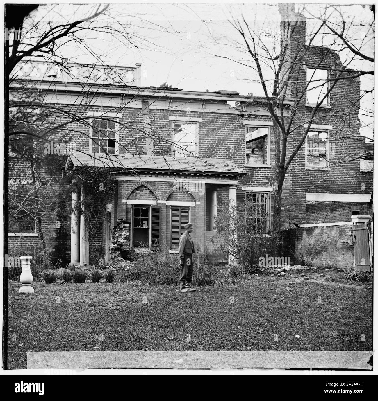Petersburg, Virginia. View in rear of Dunlop's house, Bolling Brook ...