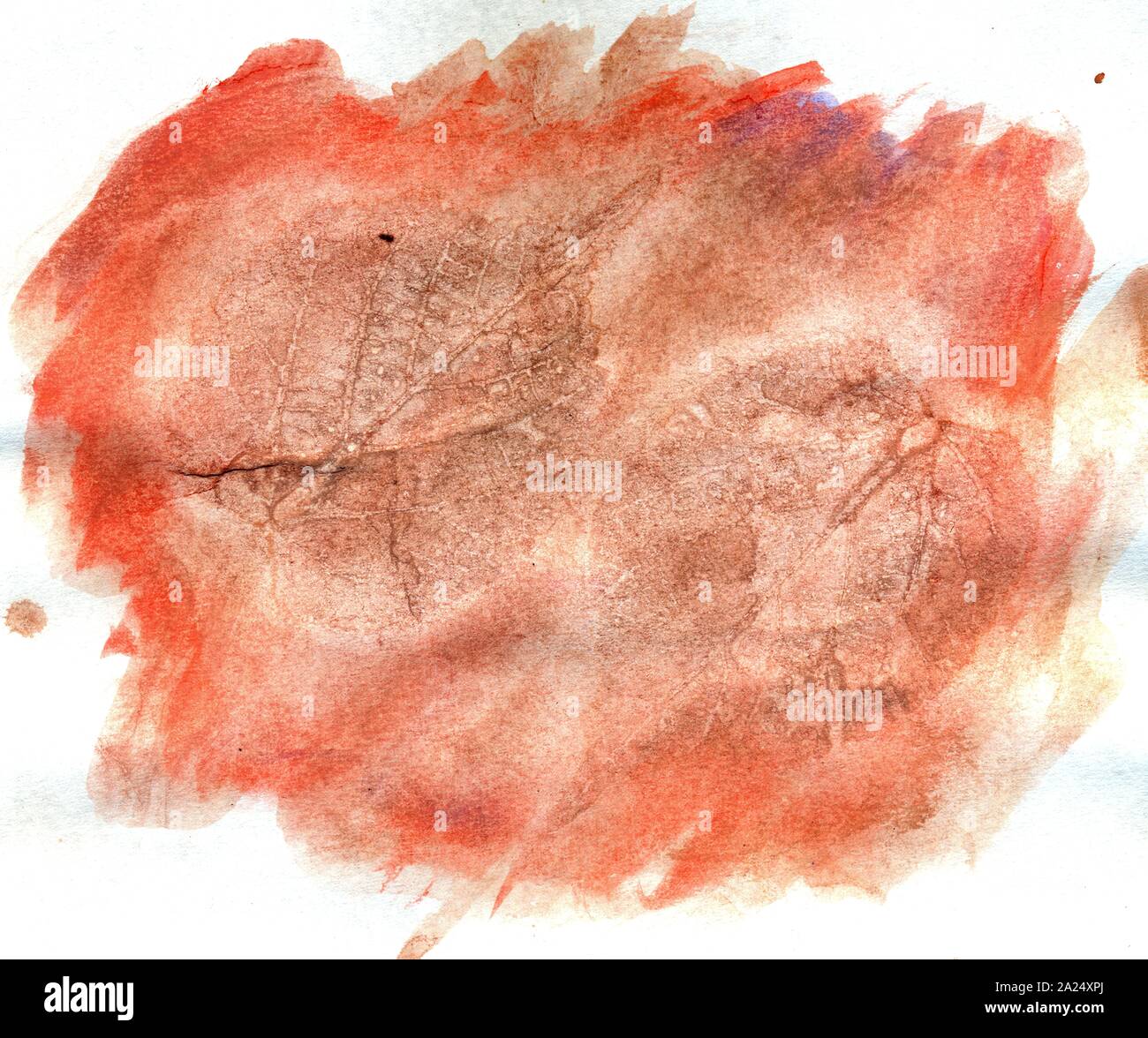 Grunge paper background colored with red watercolor Stock Photo - Alamy