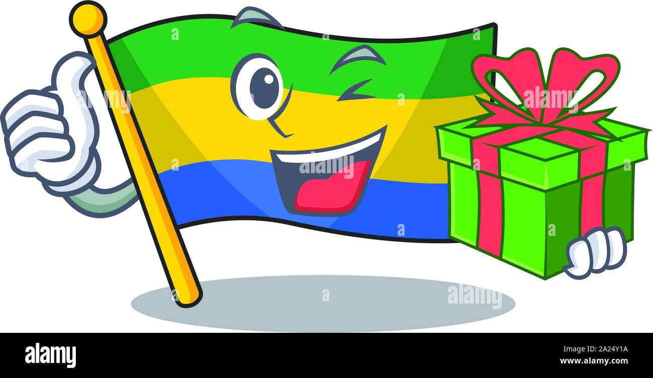 Gabonese republic symbol Stock Vector Images - Alamy