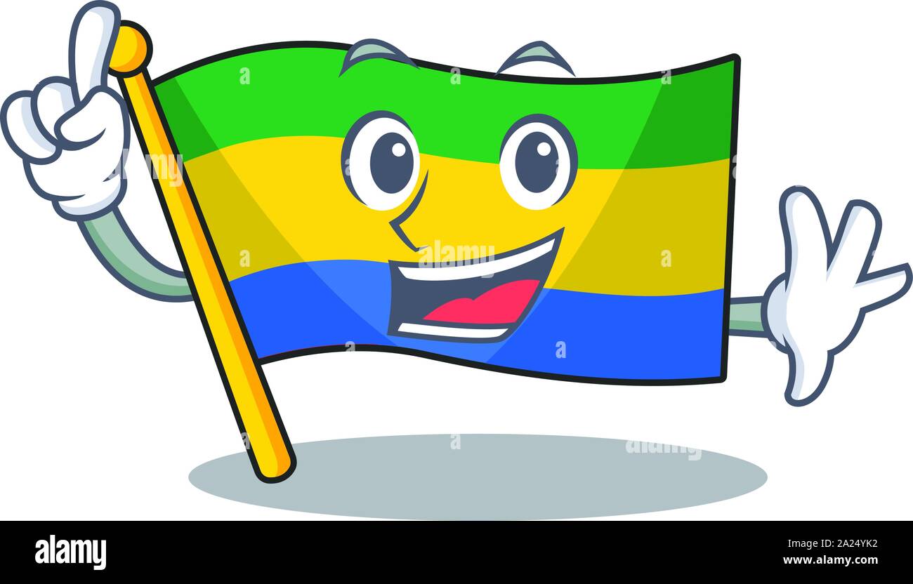 Finger flag gabon stored in drawer character Stock Vector Image & Art ... Finger flag gabon stored in drawer character Stock Vector Image & Art ...