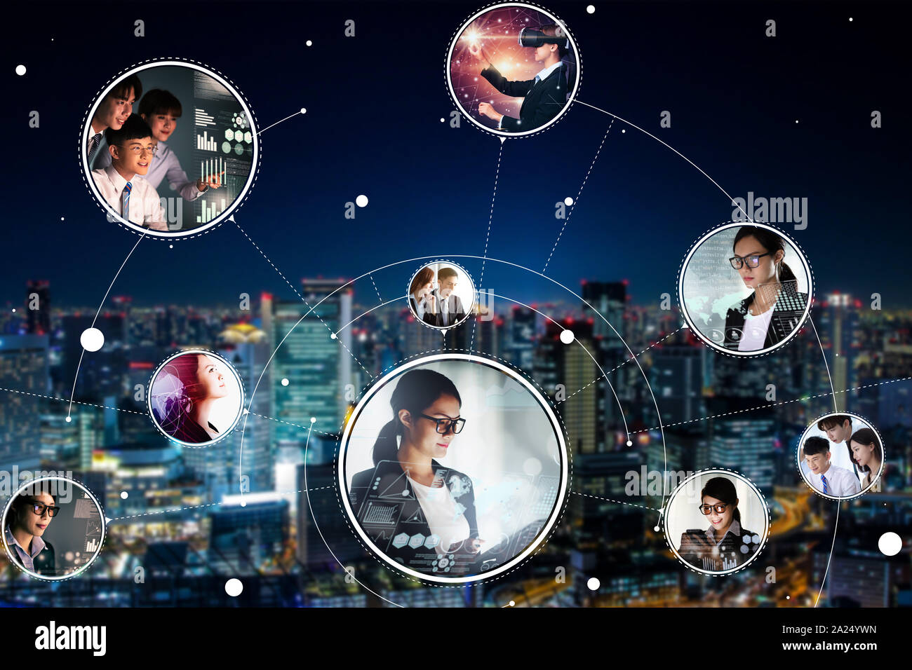 Global business communication and technology concepts Stock Photo - Alamy