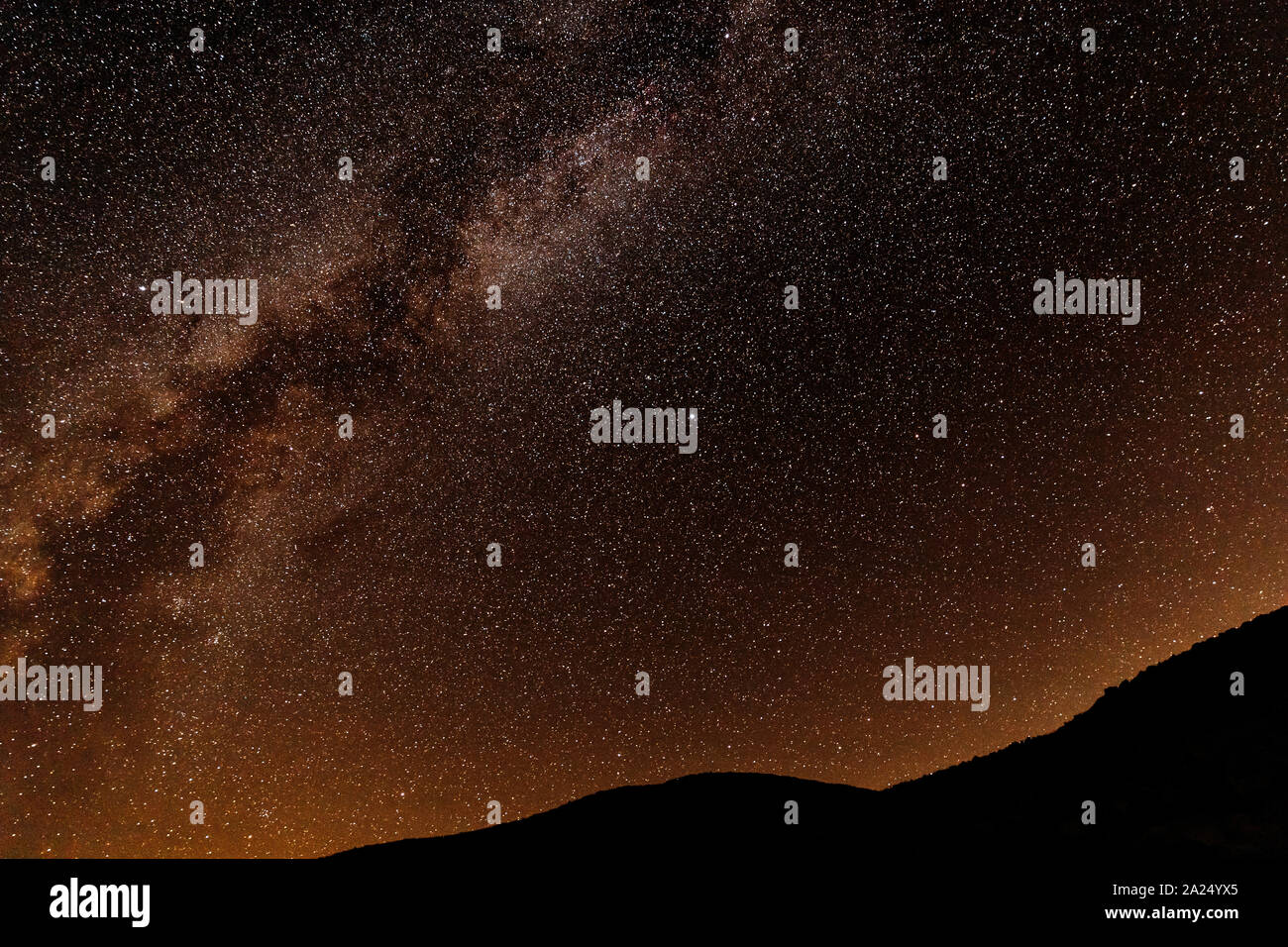 Stars sky in the desert Stock Photo - Alamy