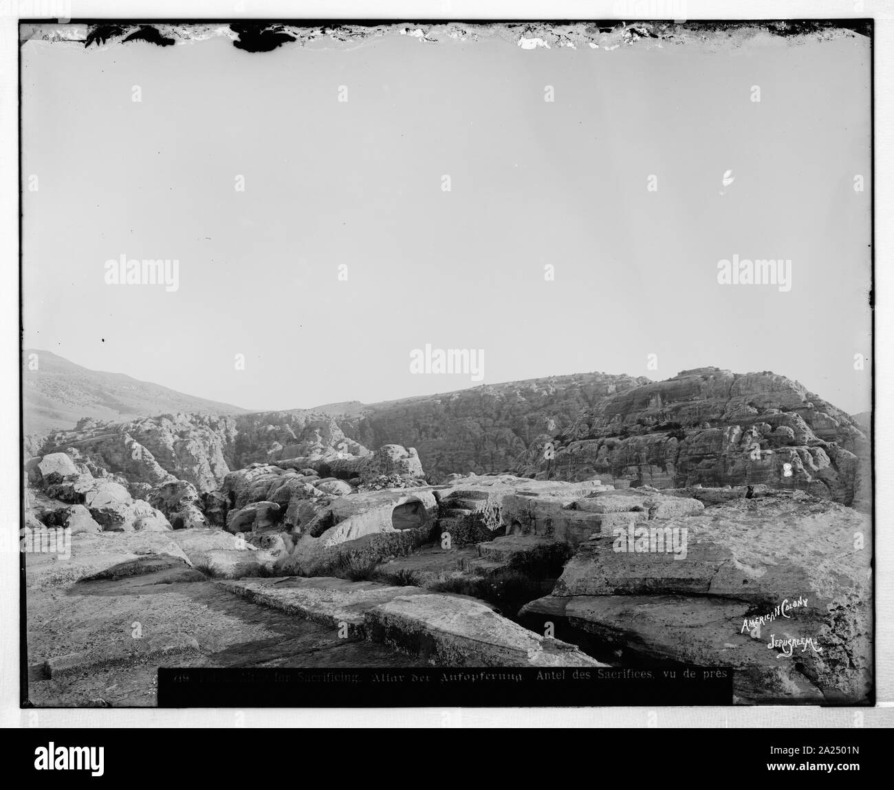 Sacrifice stone Black and White Stock Photos & Images - Alamy