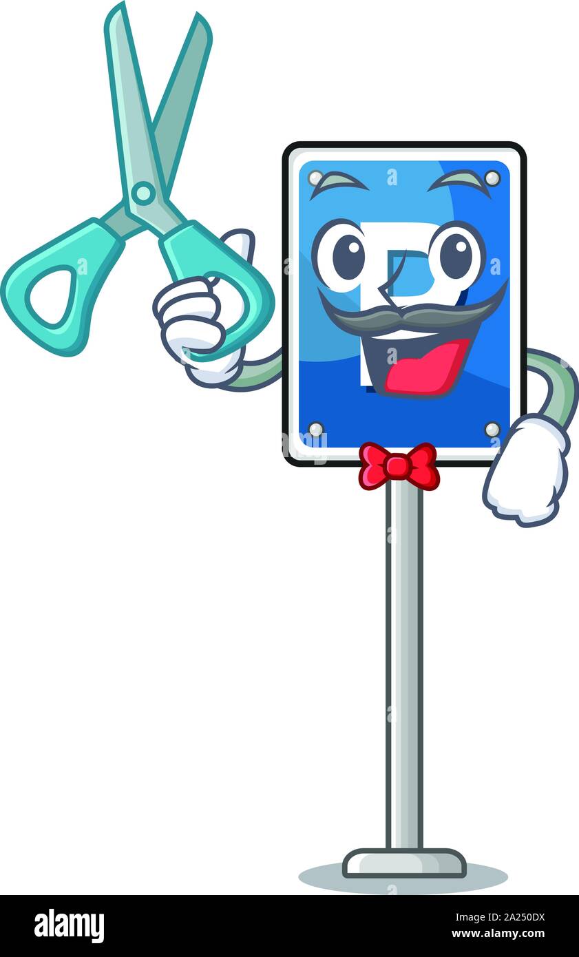 Roadside barber shop Stock Vector Images - Alamy