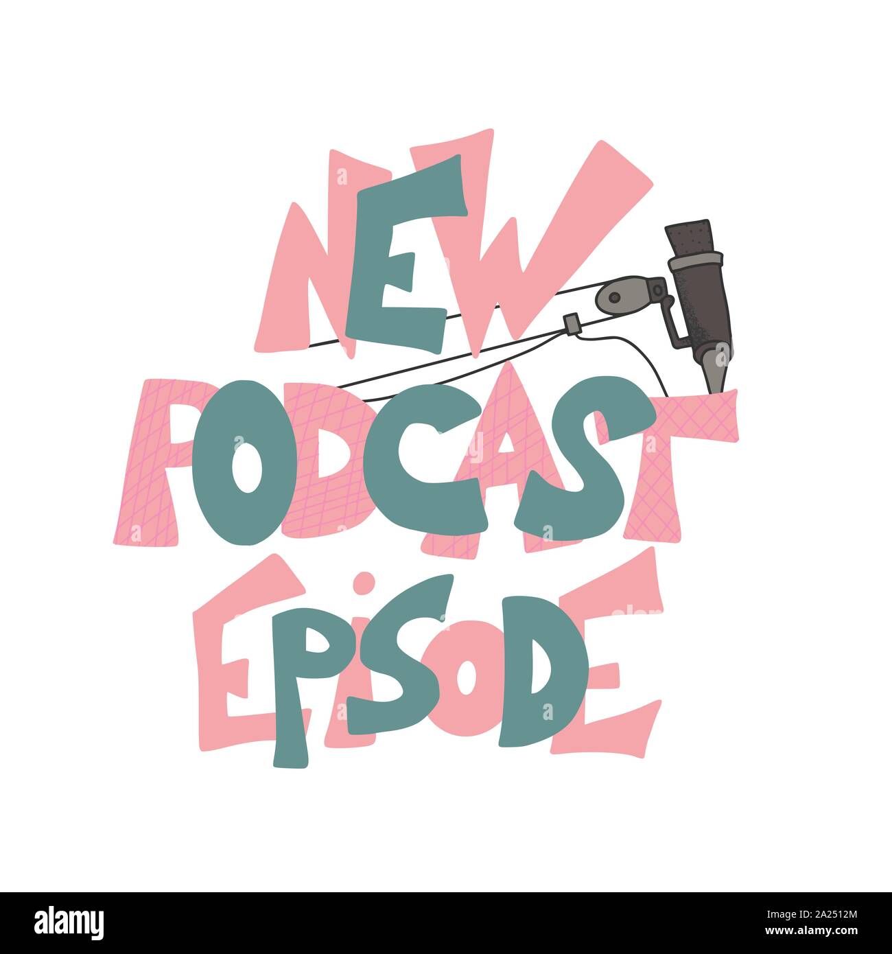 New episode word Stock Vector Images - Alamy