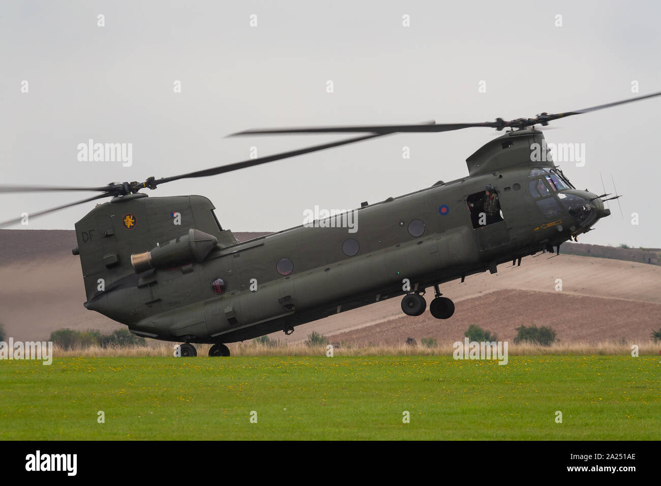 RAF CHINOOK HELICOPTER, ENGLAND, SEPTEMBER 8 2007, Royal Air Force RAF ...