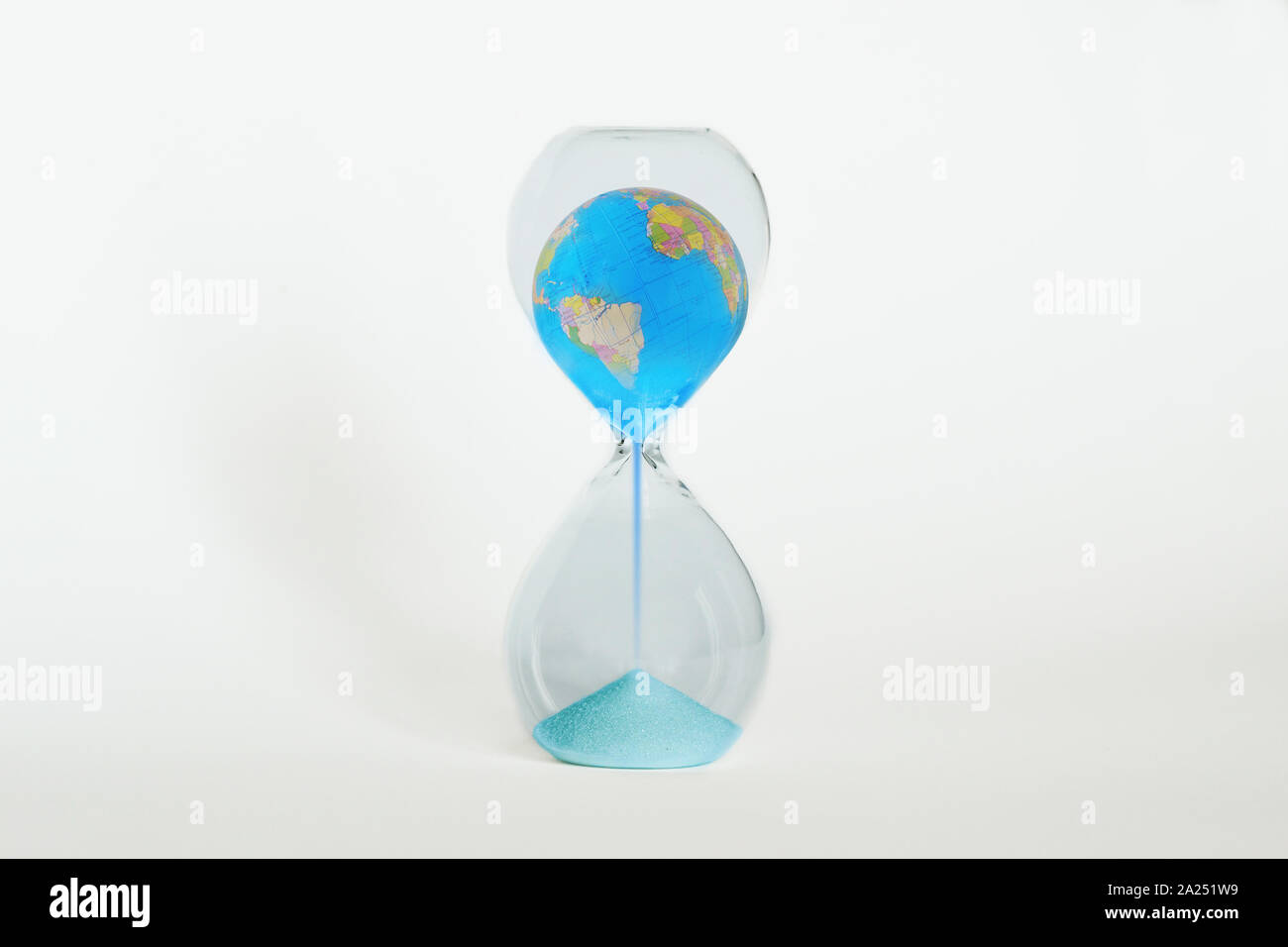 Earth planet in hourglass - Ecology, global warming, climate change ...