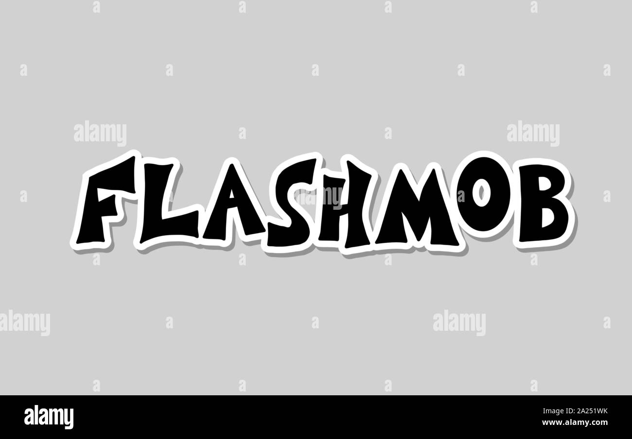 Flash mob advertising Stock Vector Images - Alamy