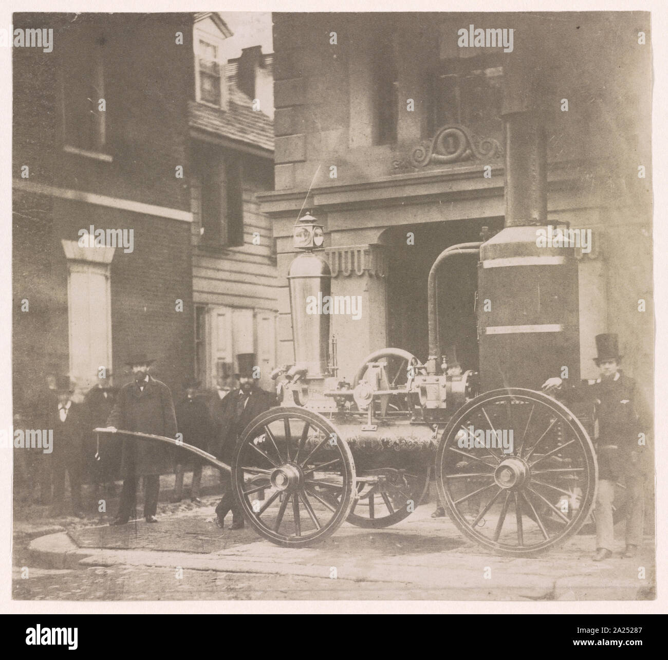 Philadelphia fire company mobile steam driven water pump Stock Photo ...