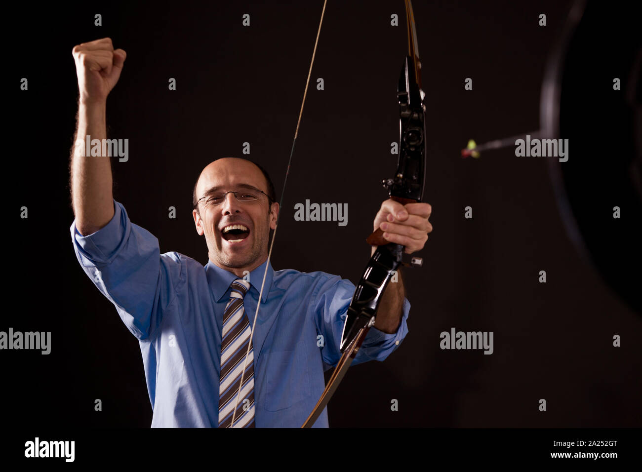 Achieved goal target hi-res stock photography and images - Alamy