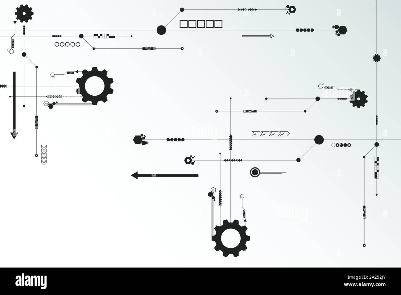 Technology circuit background in Stock Vector Images - Alamy