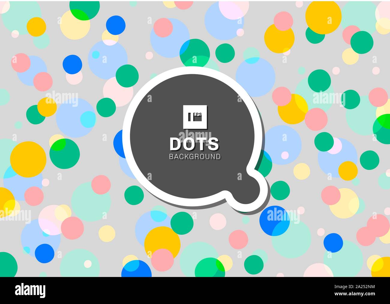 Colorful polka dots seamless pattern background. Classic dot textile ...