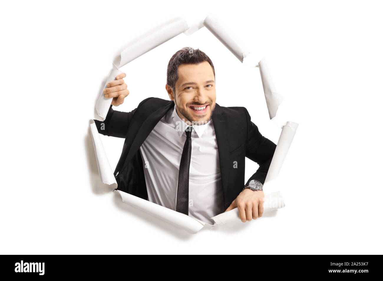 Peep hole man hi-res stock photography and images - Alamy