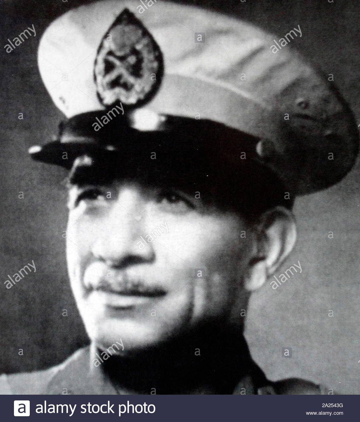 Mohamed Naguib (1901 - 1984) President of Egypt, 1953 to 1954. Along ...