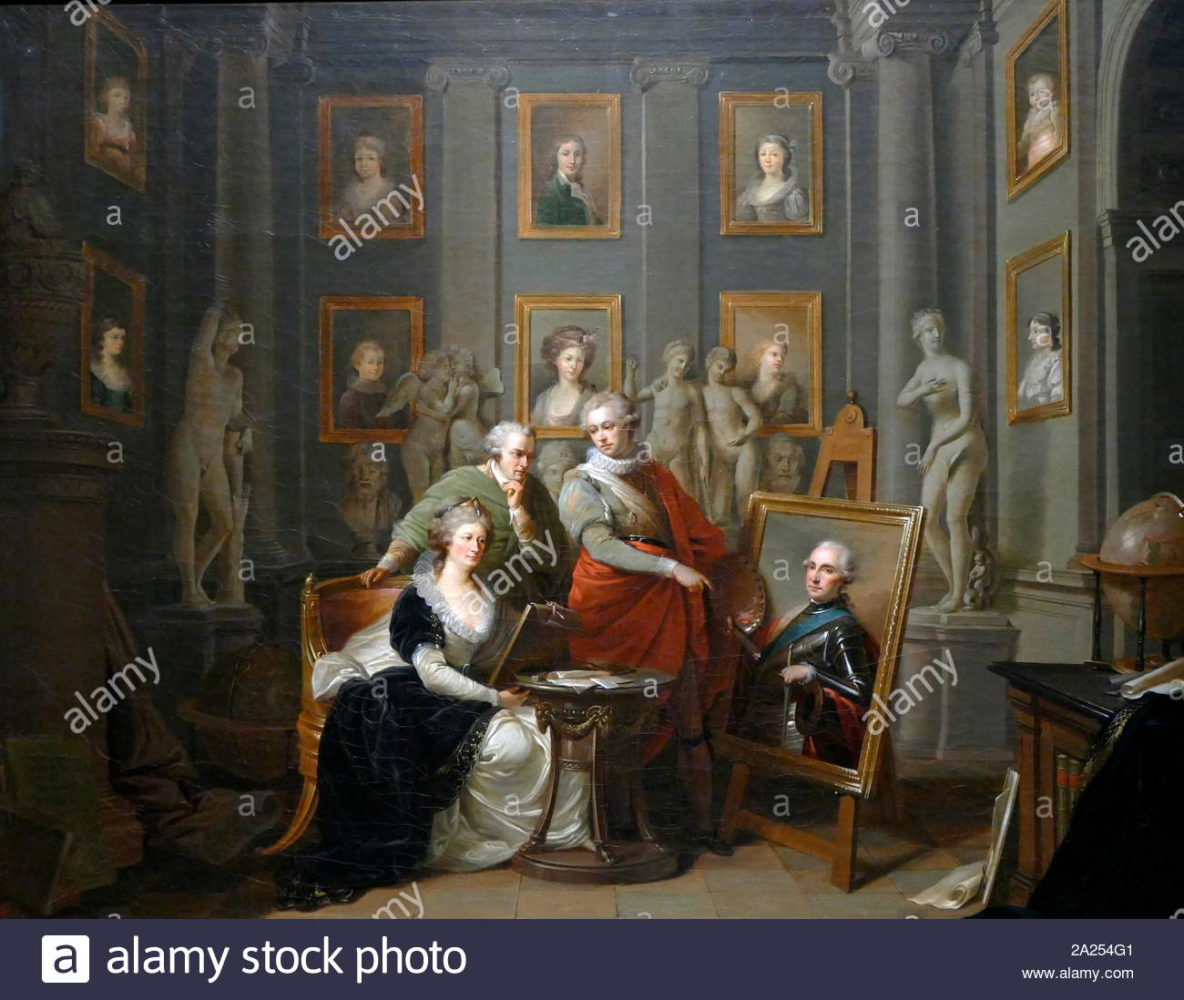 Count Felix Potocki, the Countess Potocka 1793. By Johann Baptist von ...