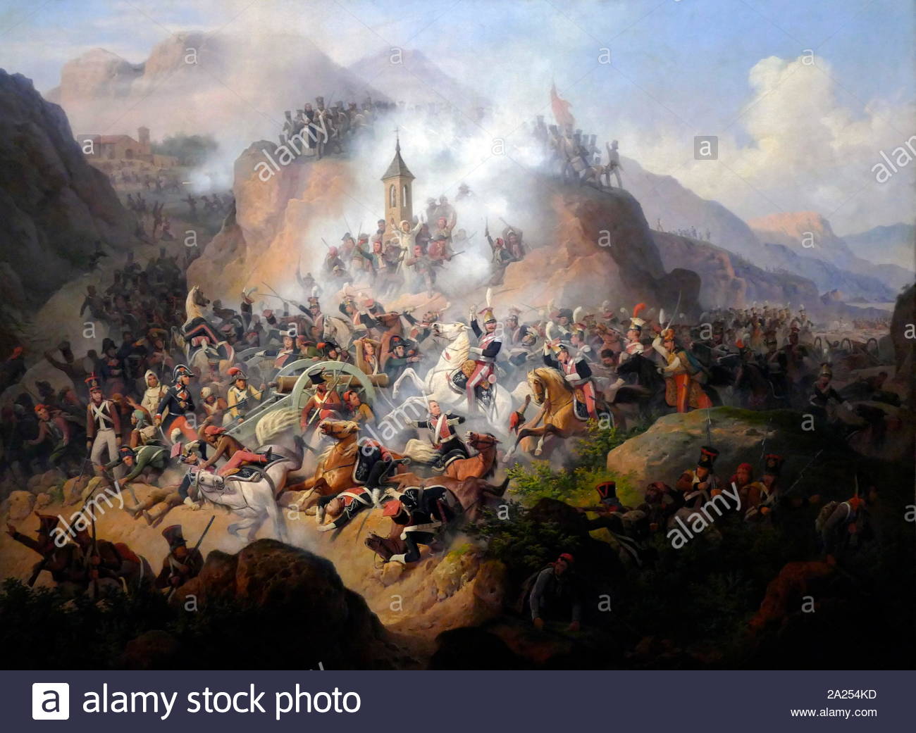 The Battle of Somosierra, by January Suchodolski (1797-1875), painter ...