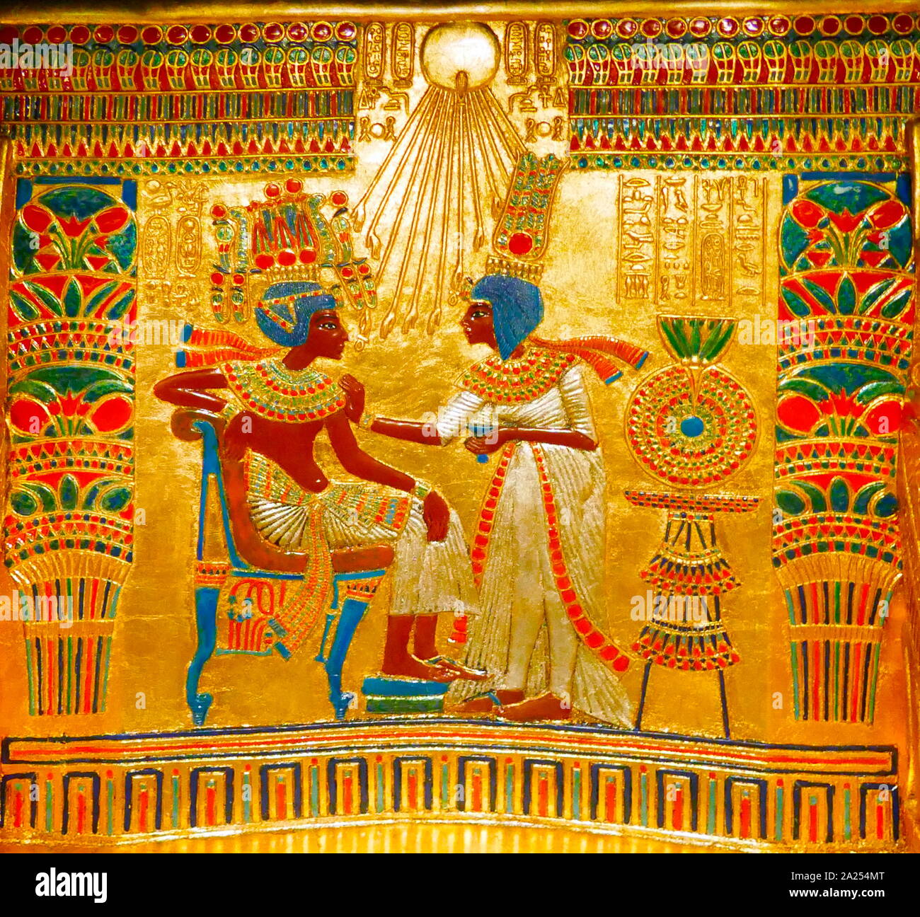 Pharaoh On Throne