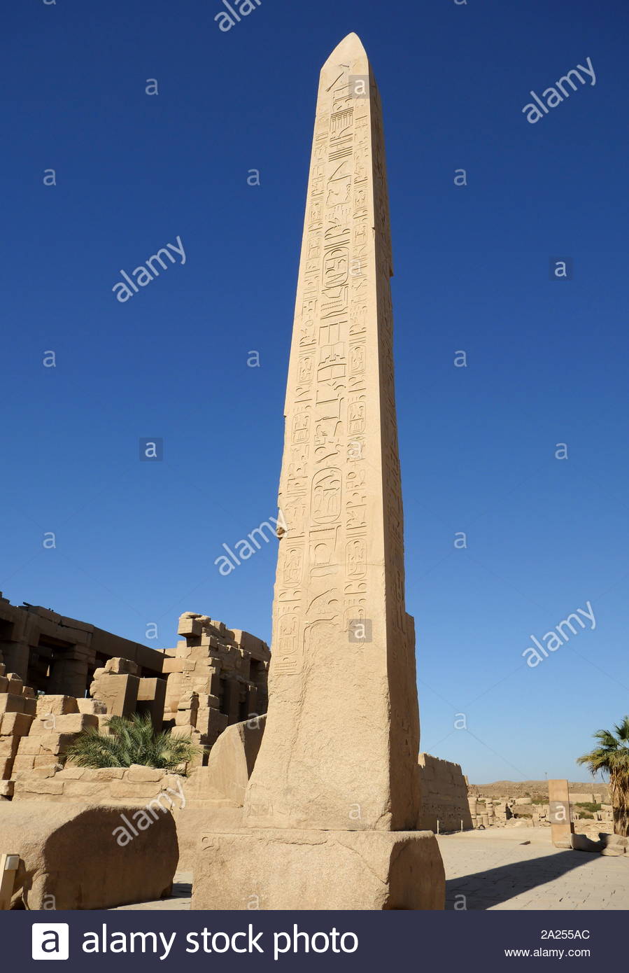 obelisk of Hatshepsut at Karnak Temple Complex, in Luxor, Egypt ...