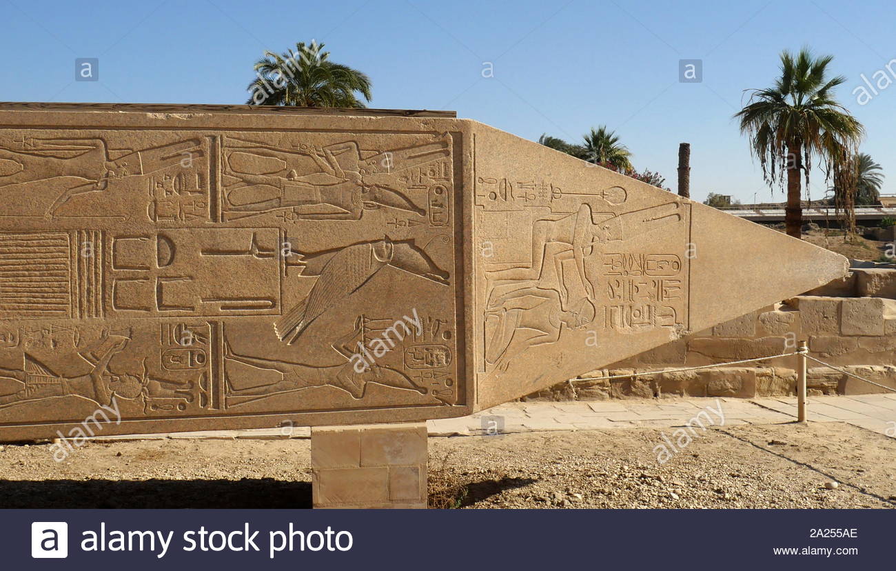 Karnak Temple Complex, in Luxor, Egypt. Construction at the complex ...