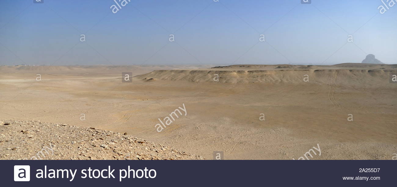 The Pyramid of Amenemhat III, at Dasher, Egypt. The Black Pyramid was ...
