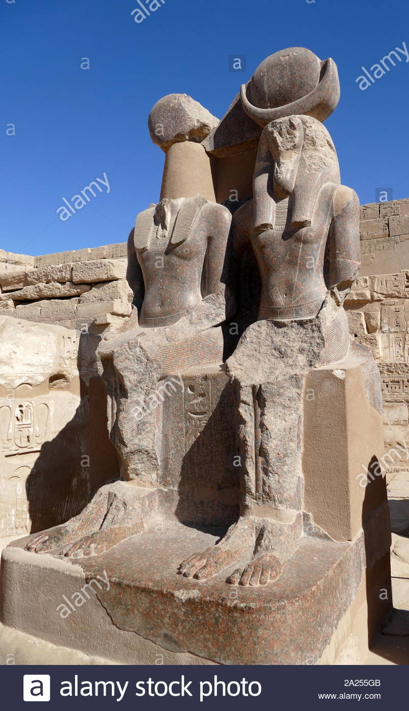 Mortuary Temple of Ramesses III at the Temple of Amun, (Djeser Set) dating to the 18th Dynasty ...