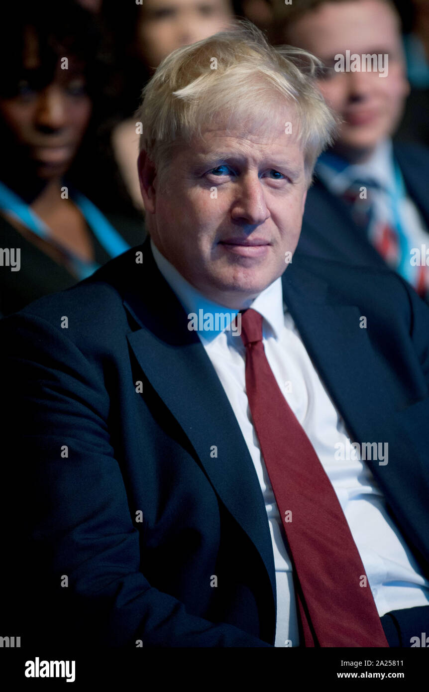 Prime Minister, Boris Johnson at the Conservative Party Autumn ...