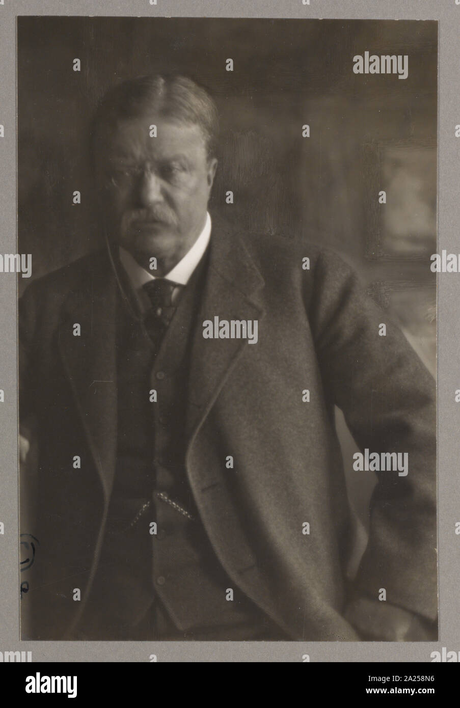Photograph of Theodore Roosevelt facing forward Stock Photo - Alamy