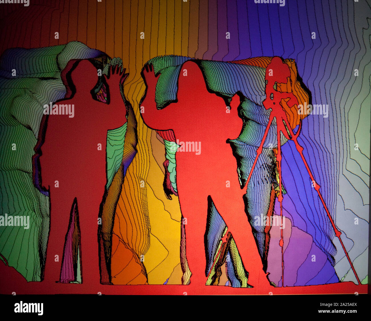 Family in museum exhibit hi-res stock photography and images - Alamy