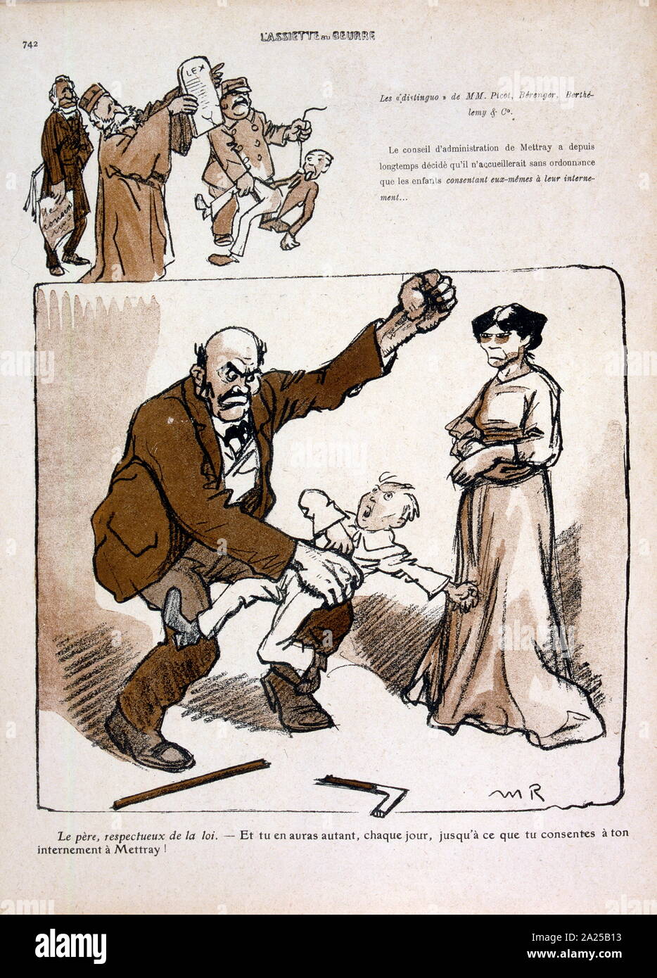 Child punishment illustration hi-res stock photography and images - Alamy