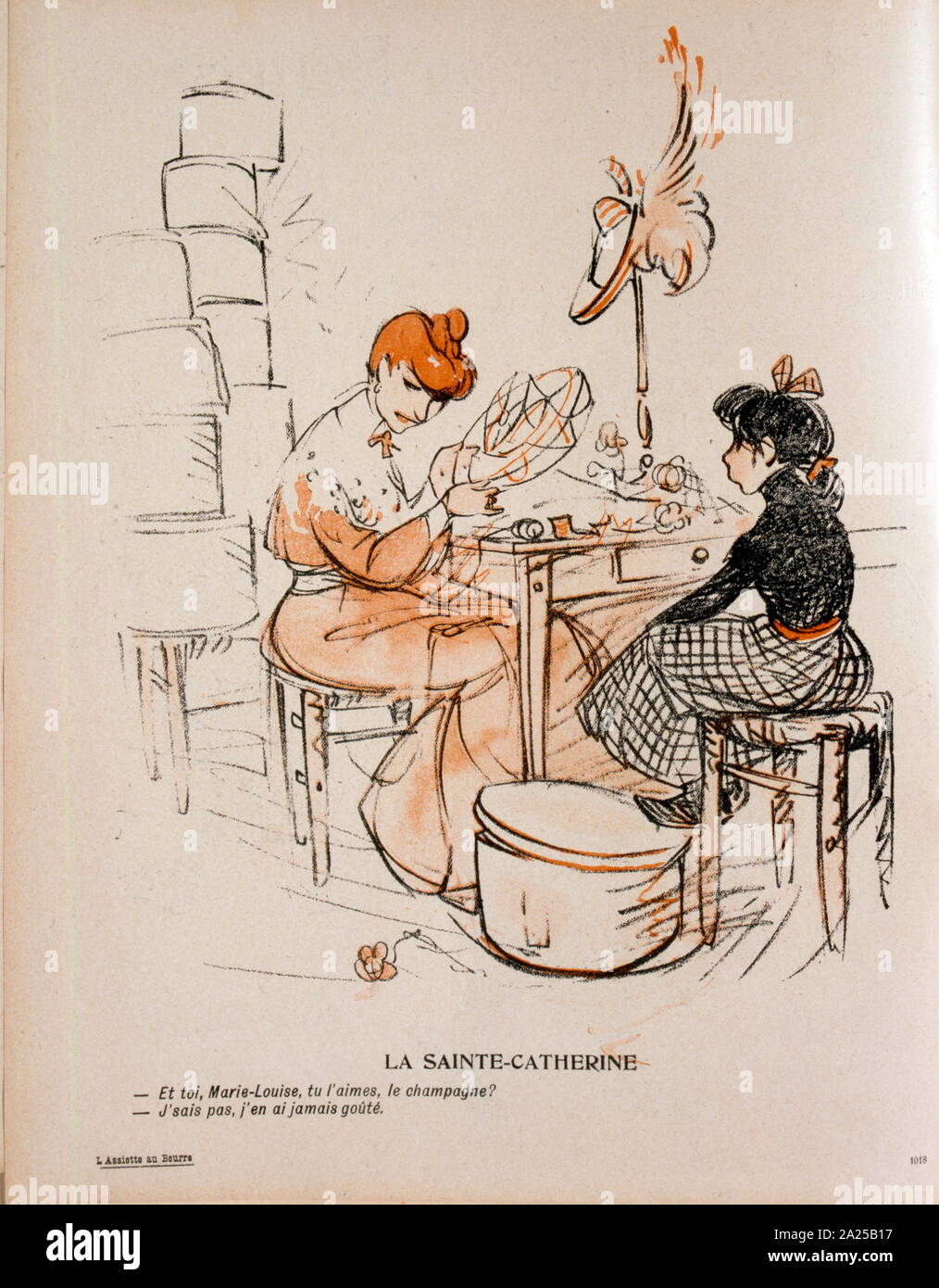 French satirical illustration 1909 hi-res stock photography and images ...