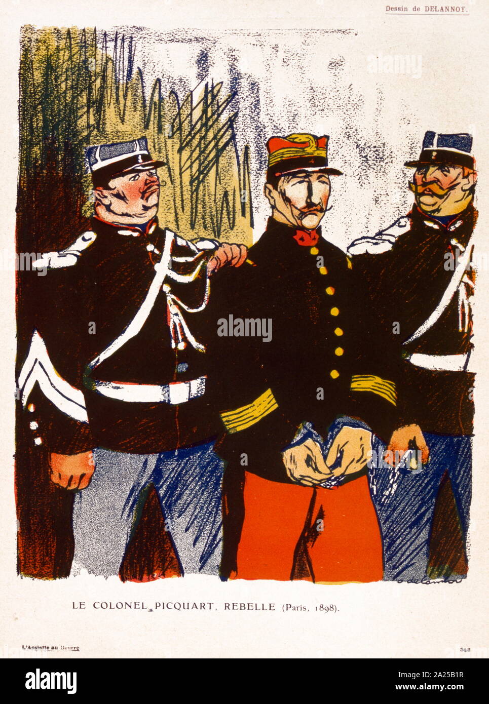 1898 arrest of colonel Marie Georges Picquart Stock Photo - Alamy