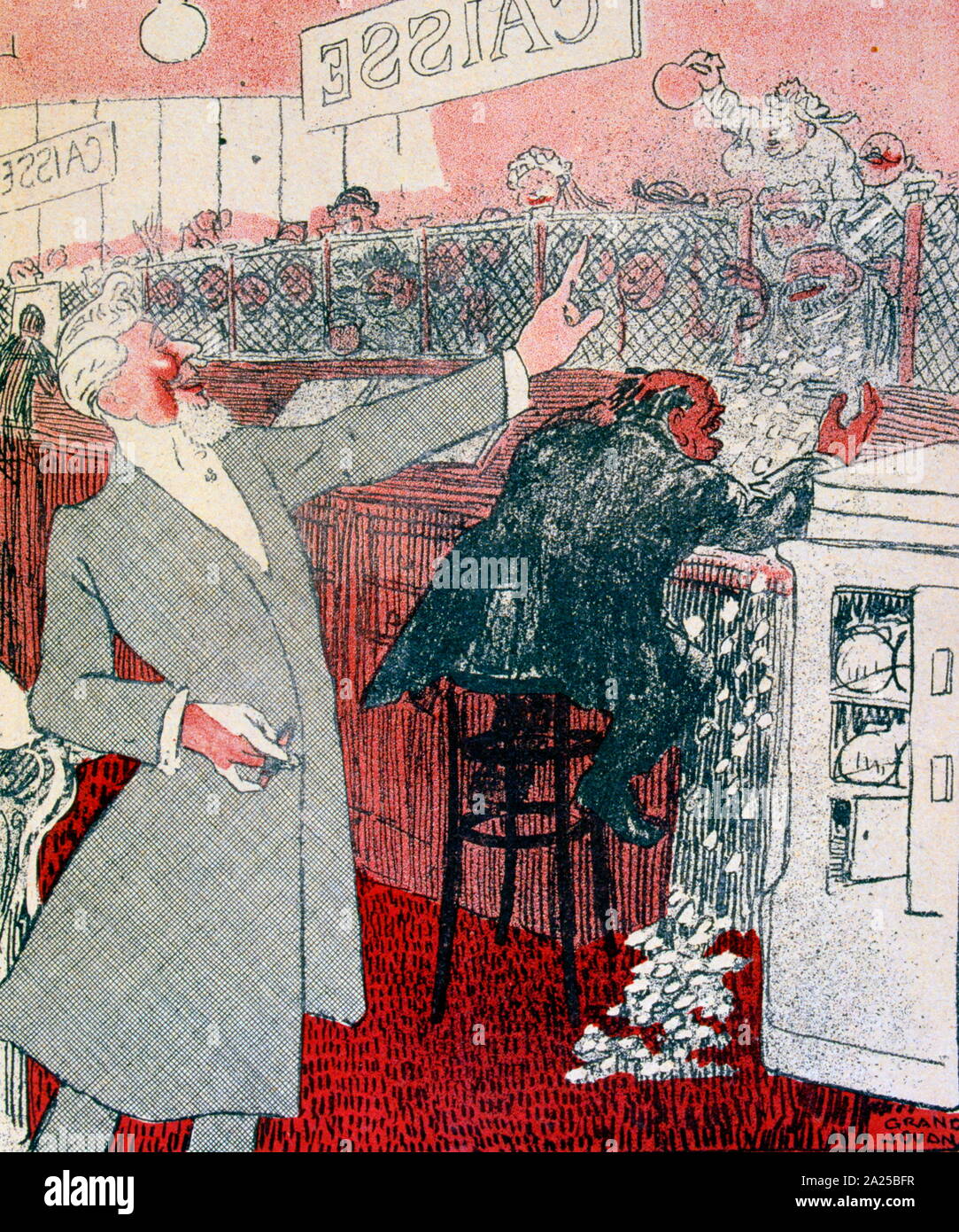 Bank panic hi-res stock photography and images - Alamy