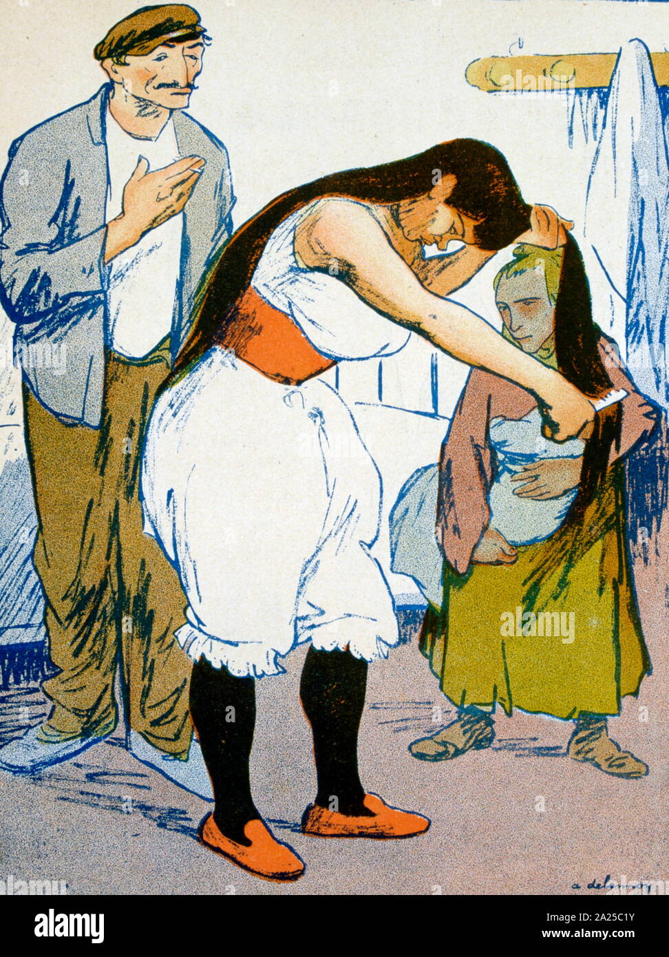 French working class hi-res stock photography and images - Alamy