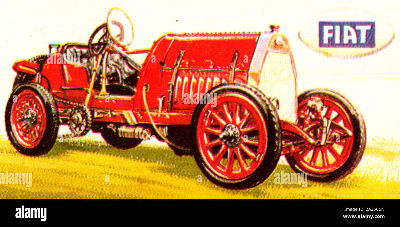 1911 Fiat S74; racing automobile Stock Photo - Alamy