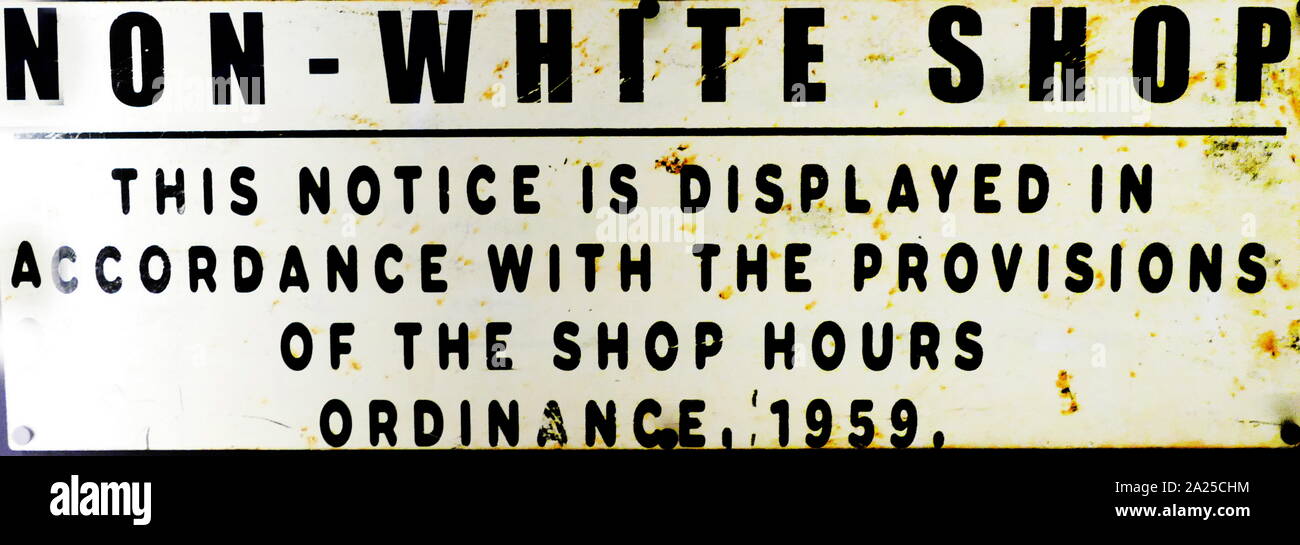 Segregation sign south africa hi-res stock photography and images - Alamy