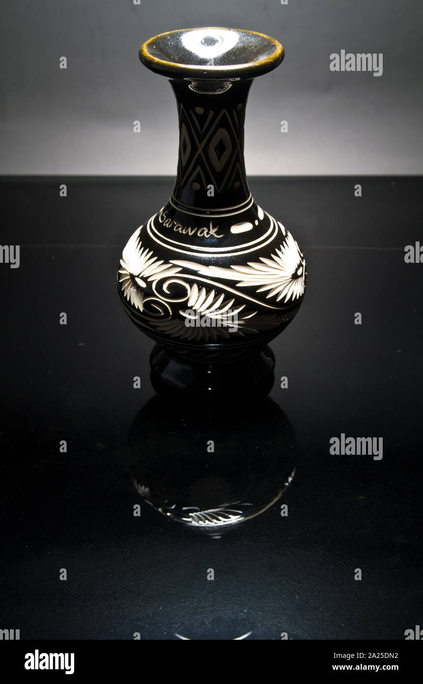 decorative vase with reflection Stock Photo - Alamy