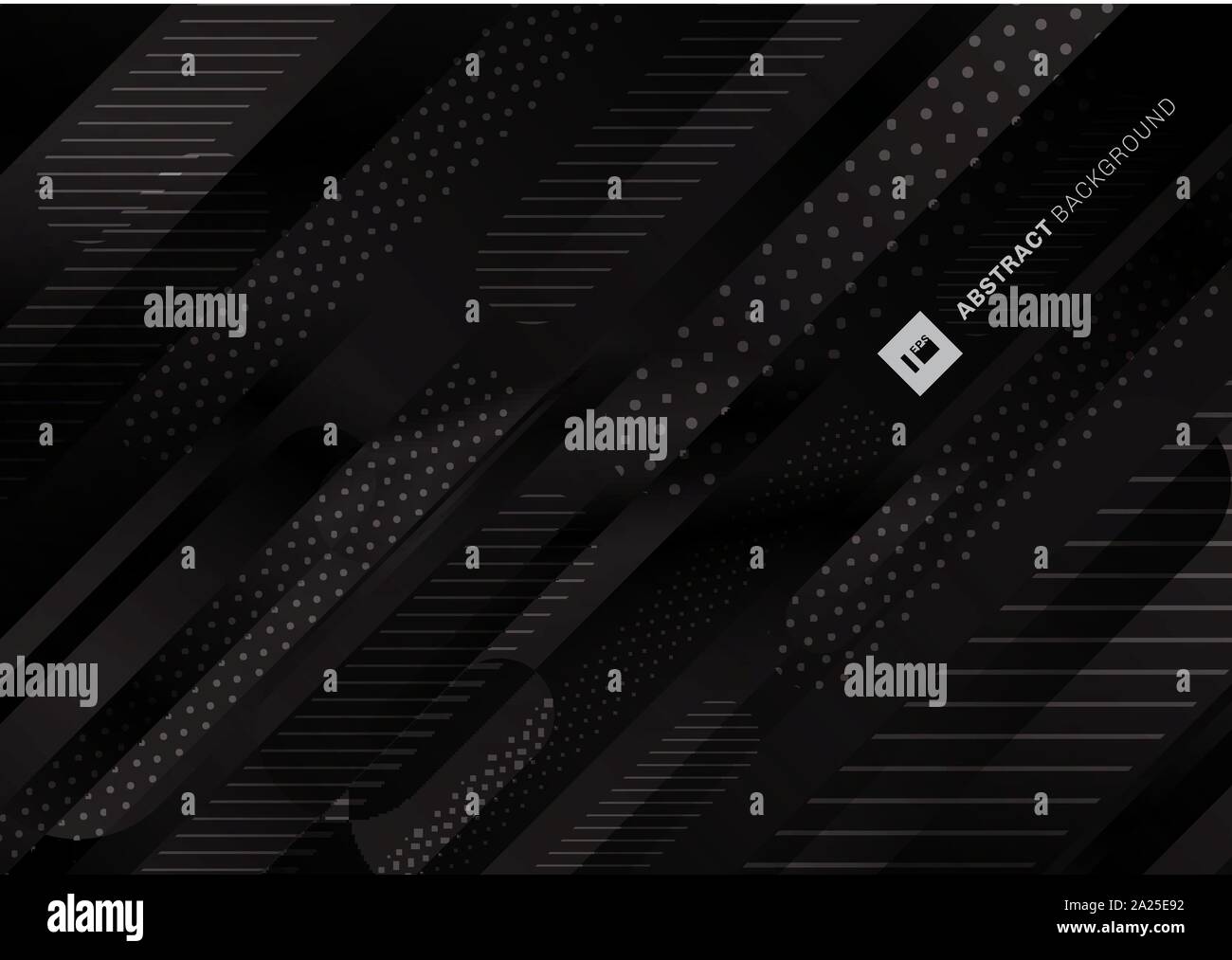 Abstract black color pattern liquid gradient lines background. Modern ...